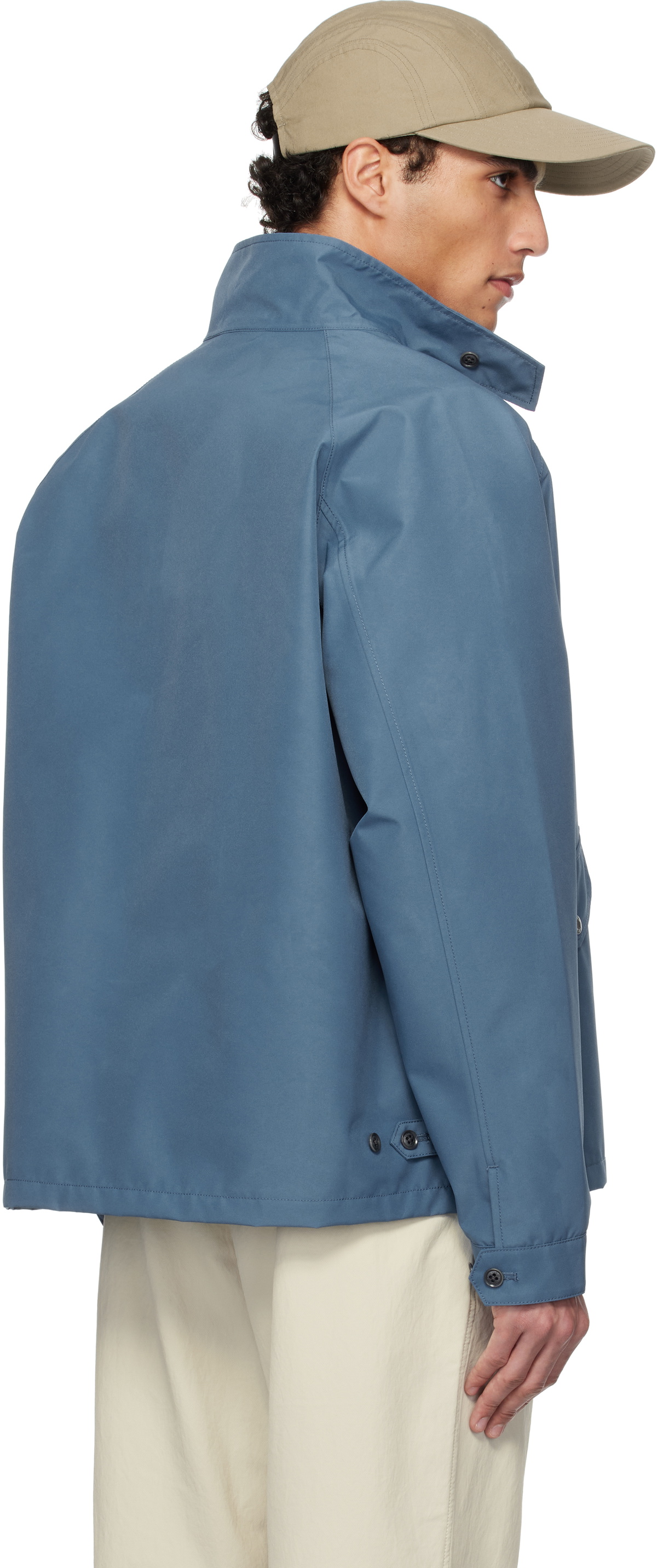 nanamica Blue 2L GORE-TEX Crew Jacket Nanamica