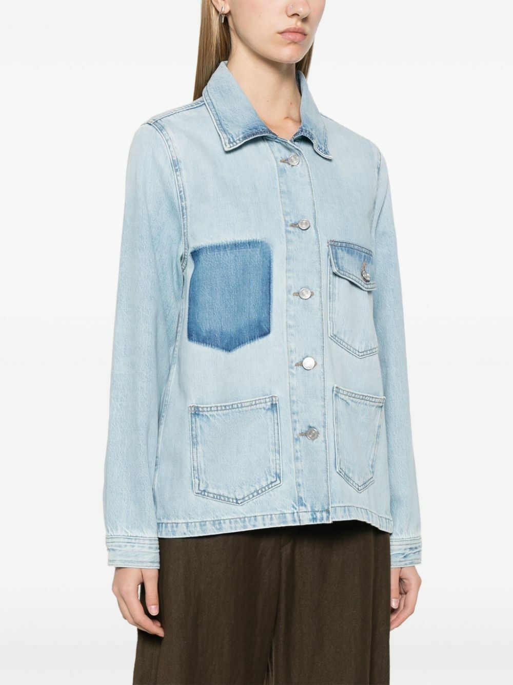 FRAME Blue Chore Denim Jacket Frame Denim