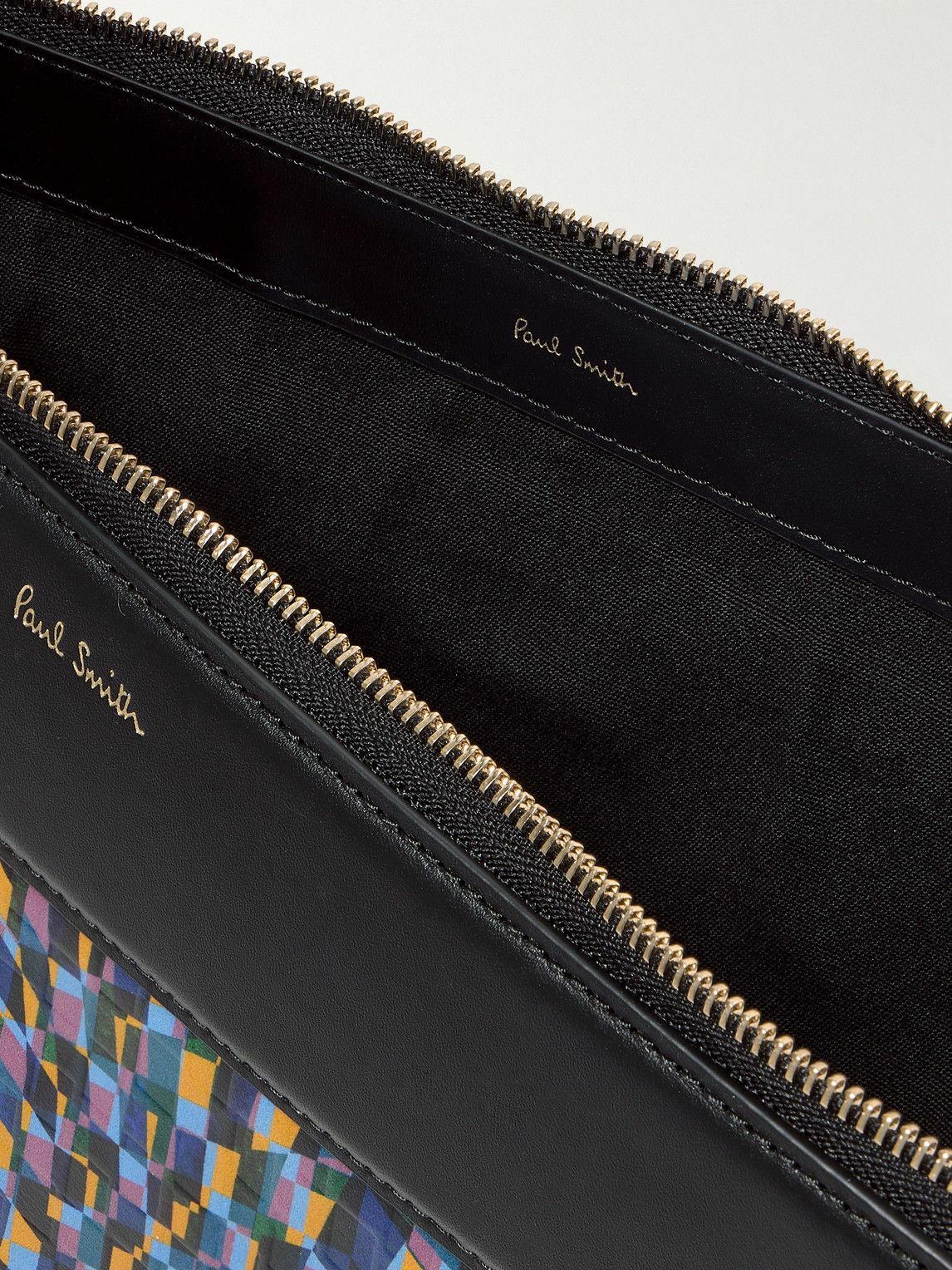 Paul Smith - Embossed Printed Leather Laptop Case Paul Smith