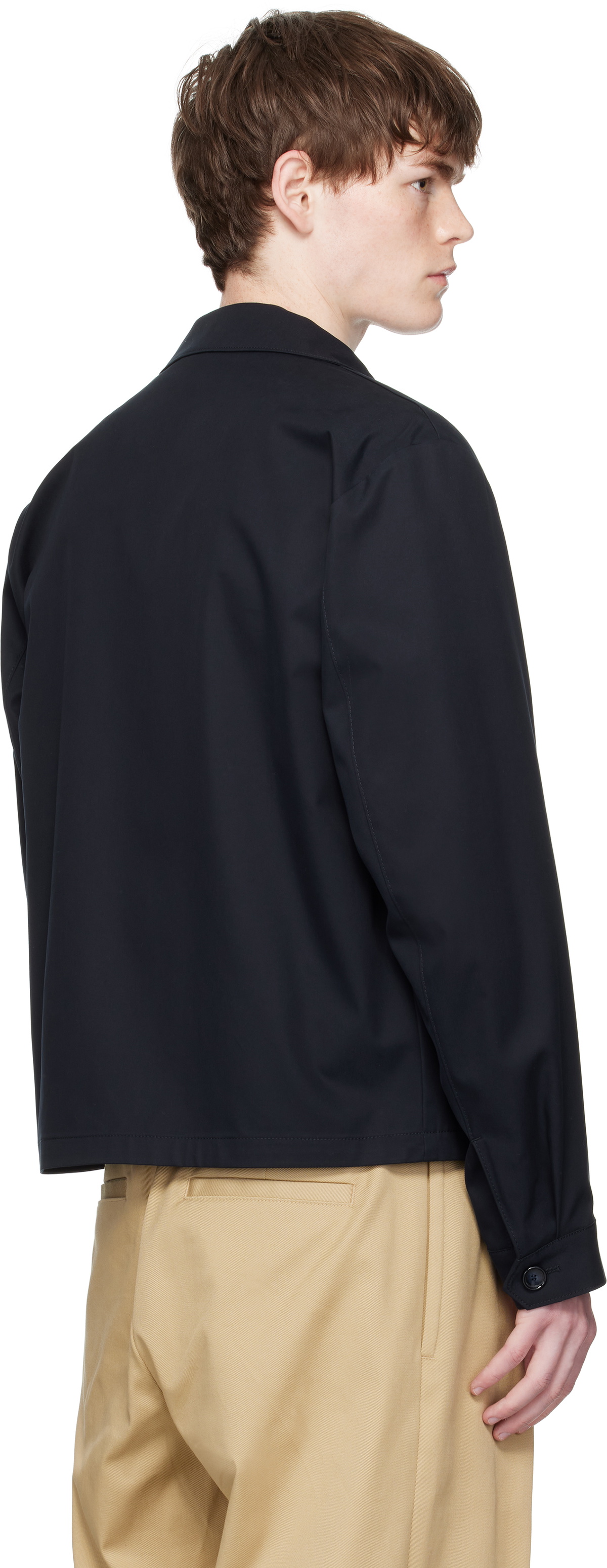 BOSS Navy BECKHAM Edition Cotton-Blend Jacket BOSS