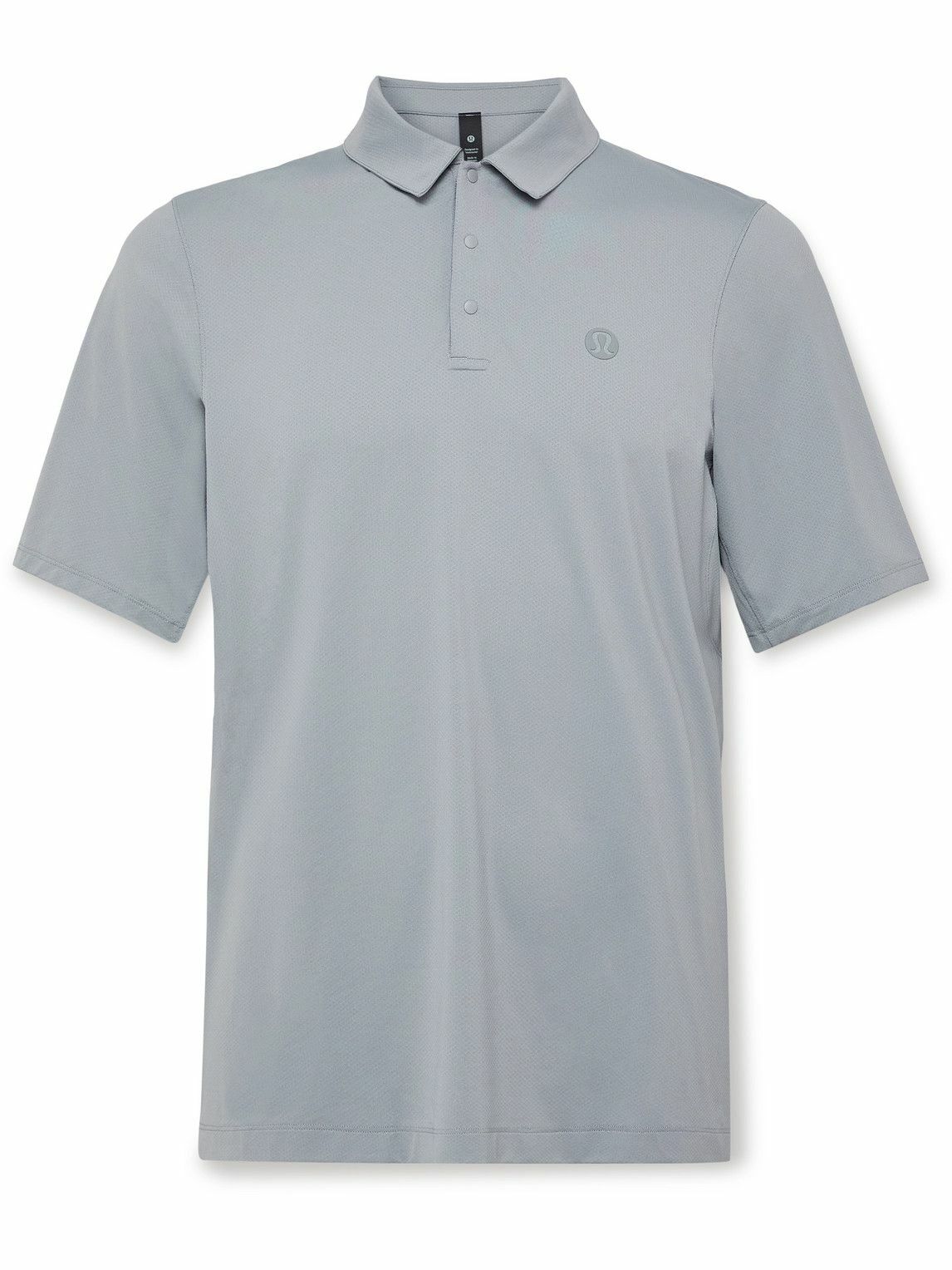 Lululemon - Stretch Recycled-Piqué Polo Shirt - Gray Lululemon