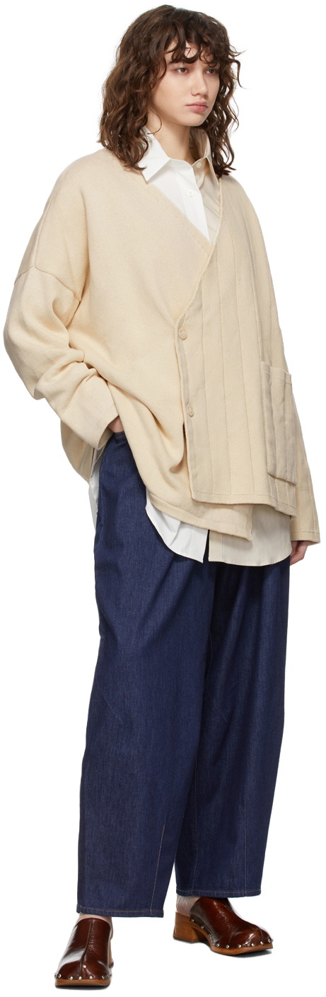 CORDERA Beige Asymmetric Jacket CORDERA