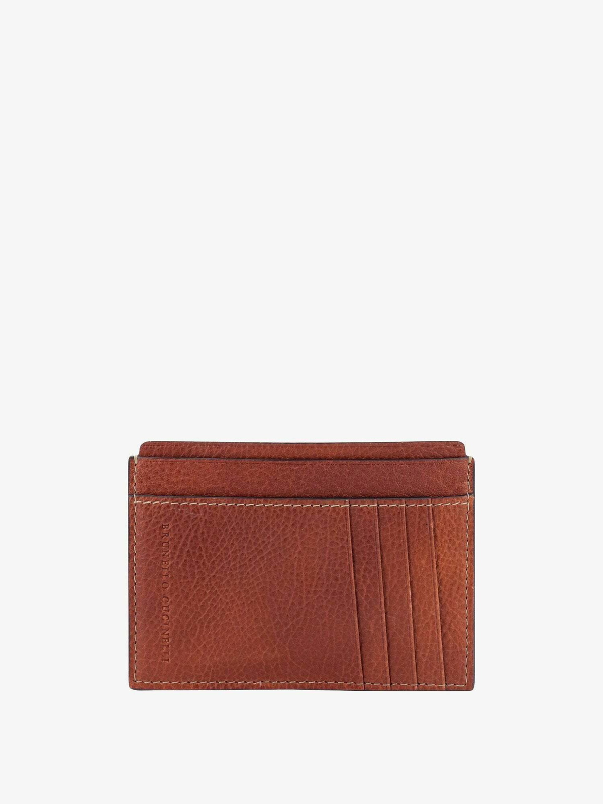 Brunello Cucinelli Card Holder Brown Mens Cardcase Brunello Cucinelli