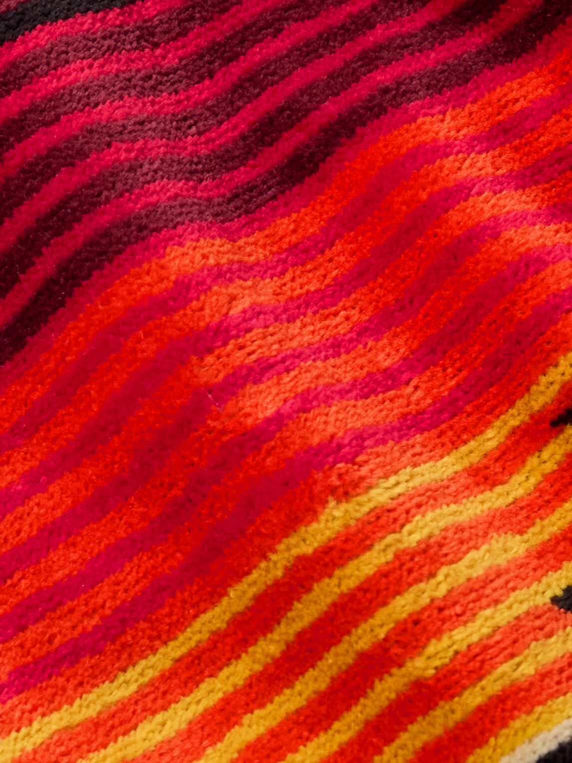 Pendleton - Saltillo Hooded Cotton-Terry Jacquard Robe - Red Pendleton