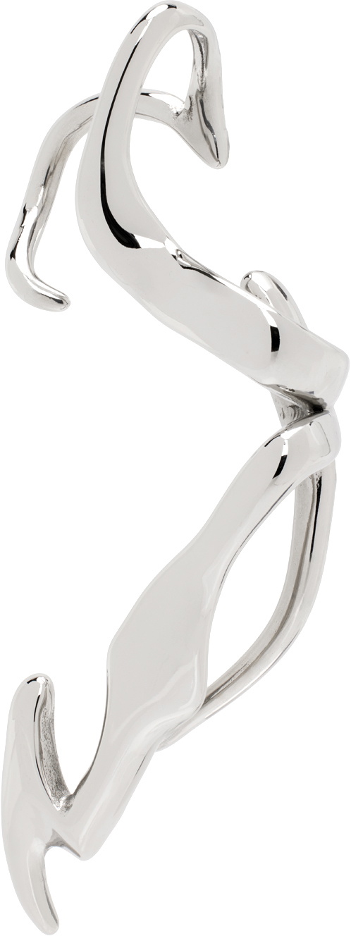 Vitaly Silver Cobra Left Ear Cuff Vitaly