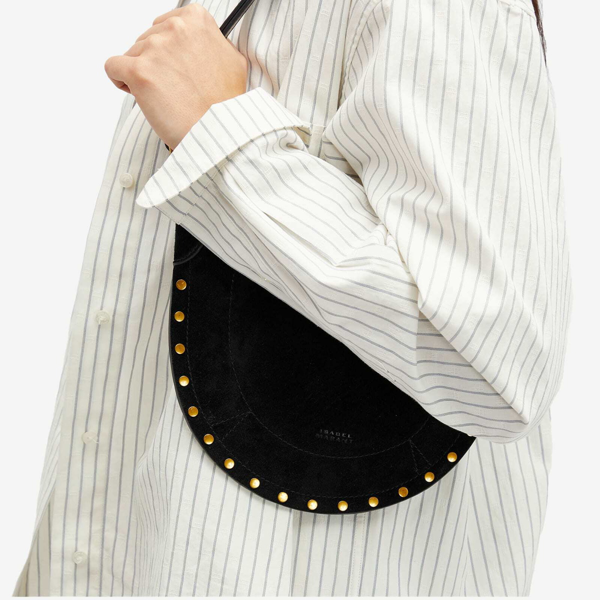 Isabel Marant Women's Mini Moon Soft Bag in Black Isabel Marant