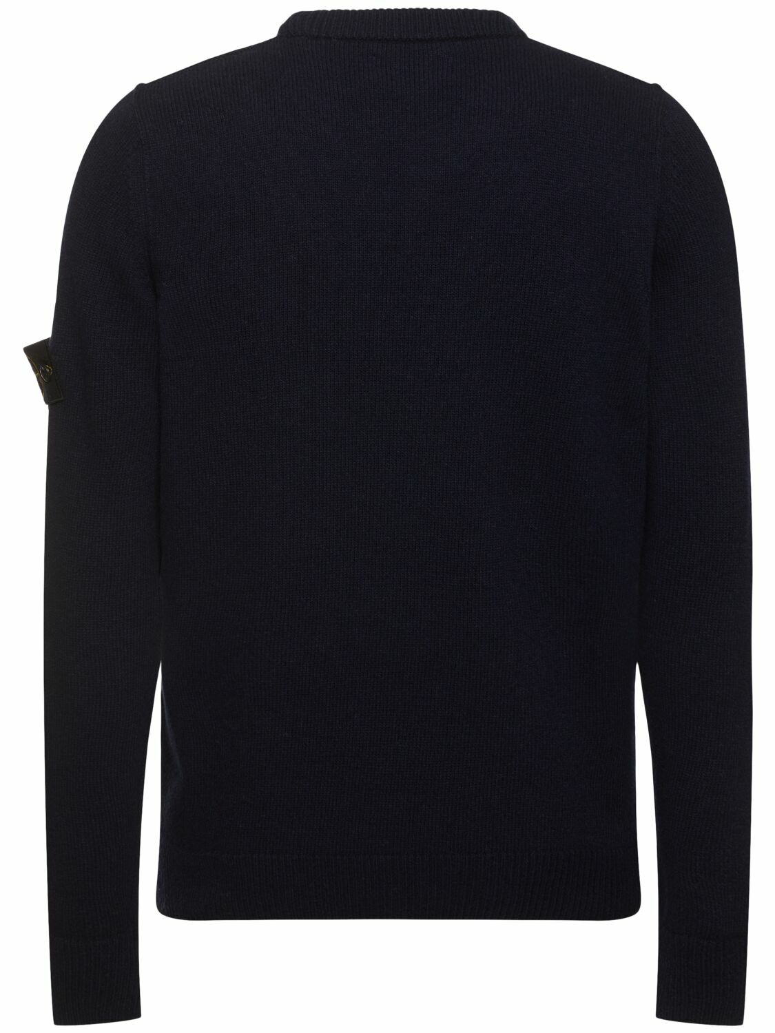 STONE ISLAND Wool Blend Crewneck Sweater Stone Island