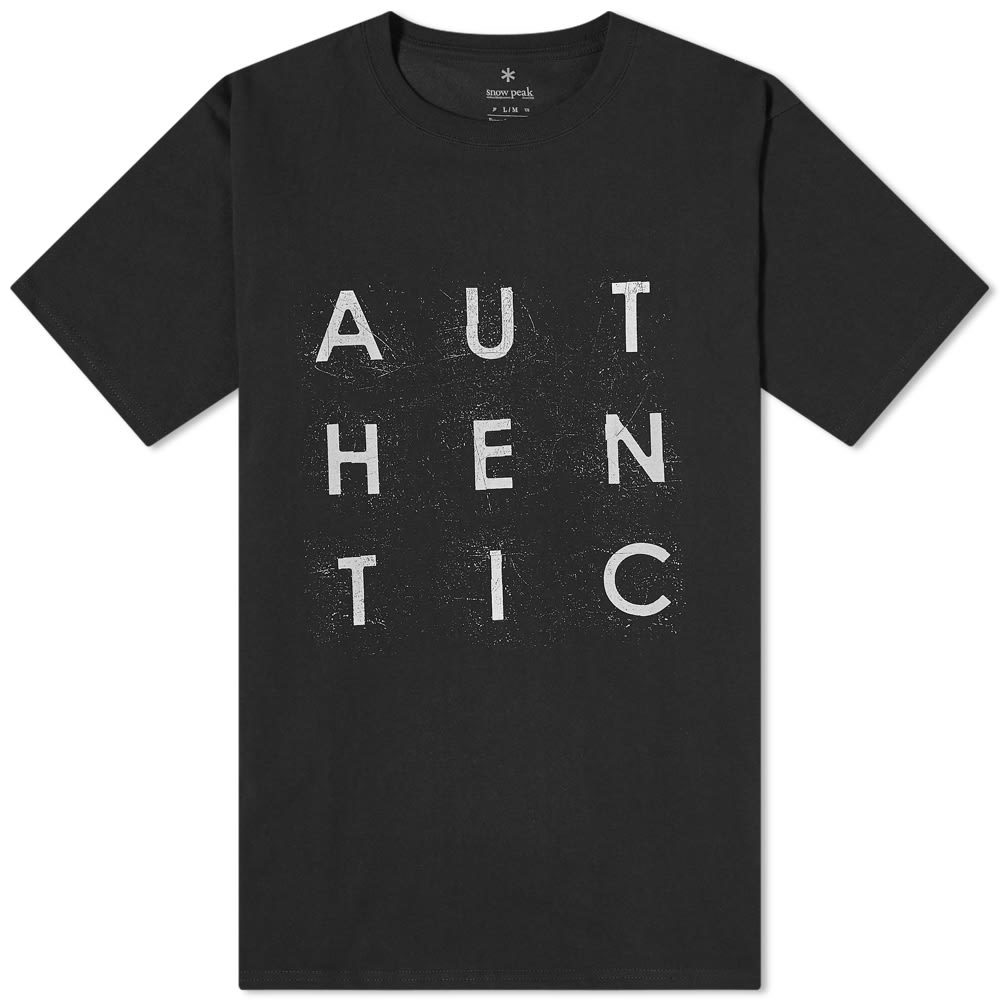 Snow Peak Authentic Campstyle Tee Snow Peak