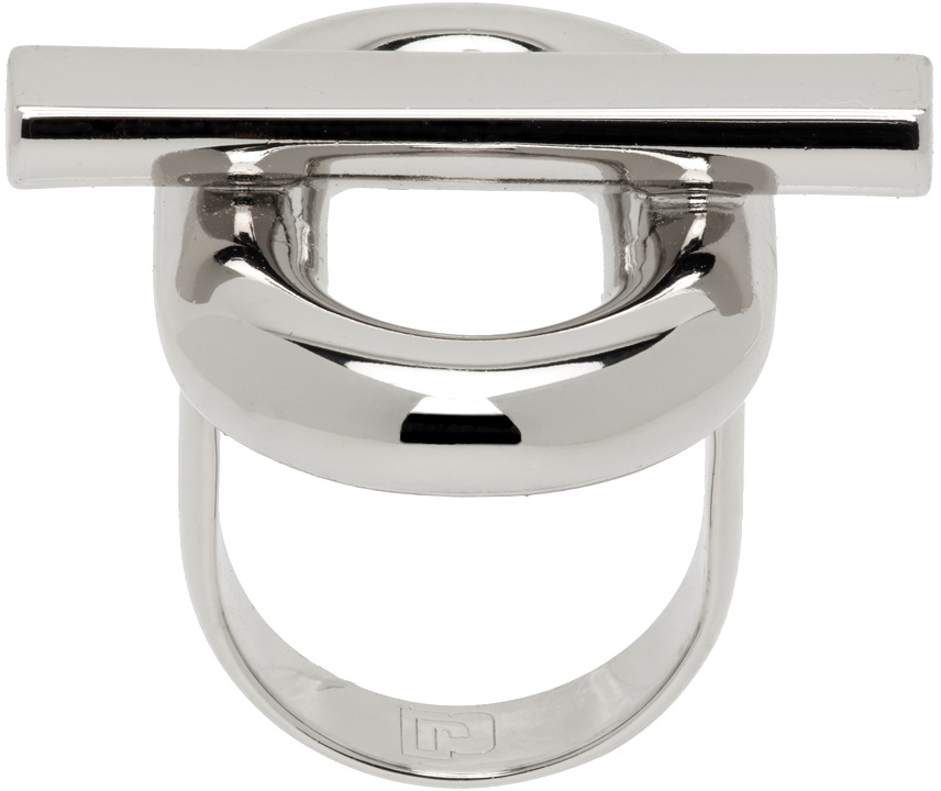Rabanne Silver XL Link Ring Paco Rabanne