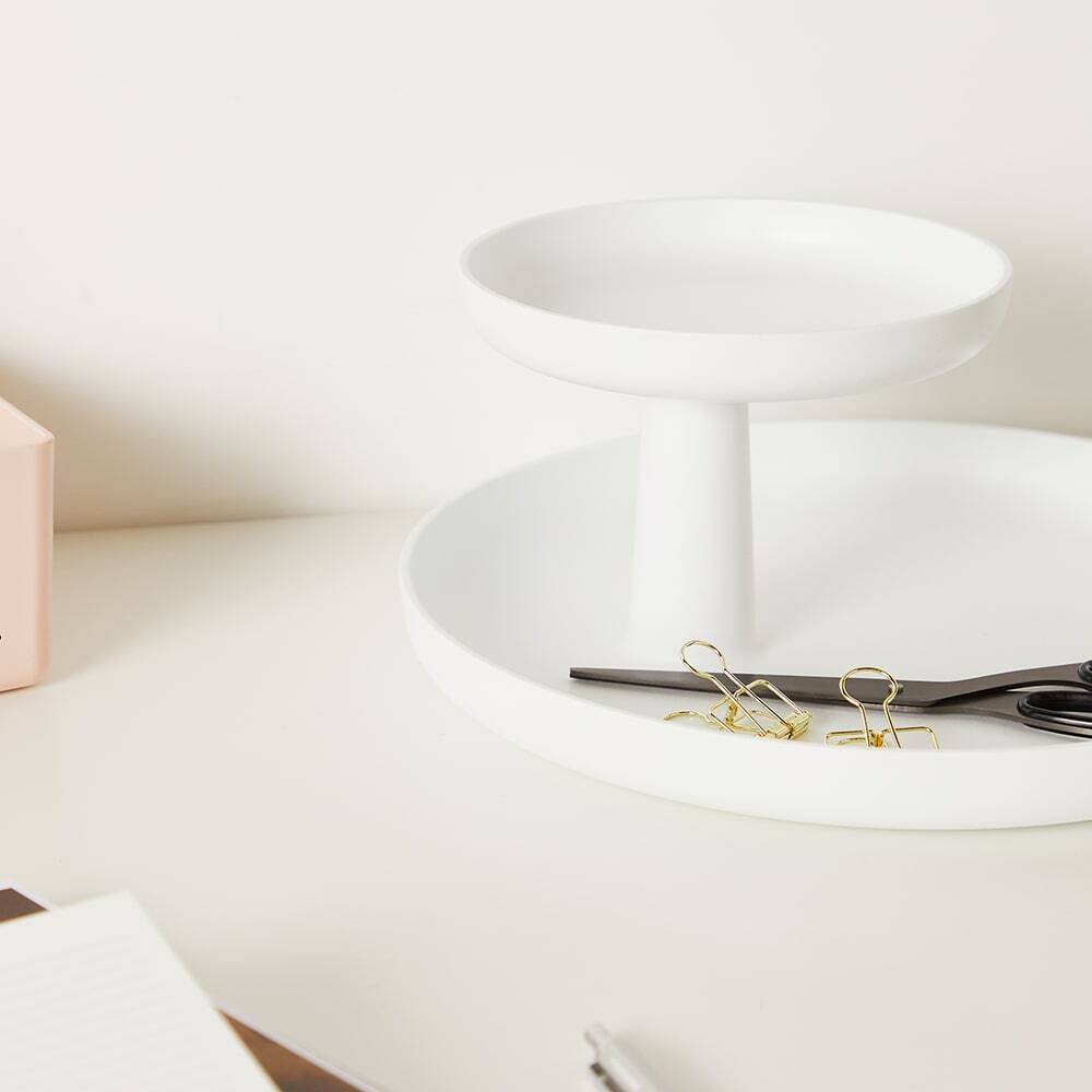 Vitra Jasper Morrison 2014 Rotary Tray in White Vitra