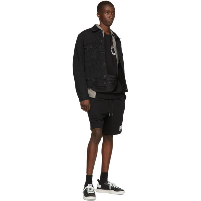 Diesel Black P-Alf Shorts Diesel