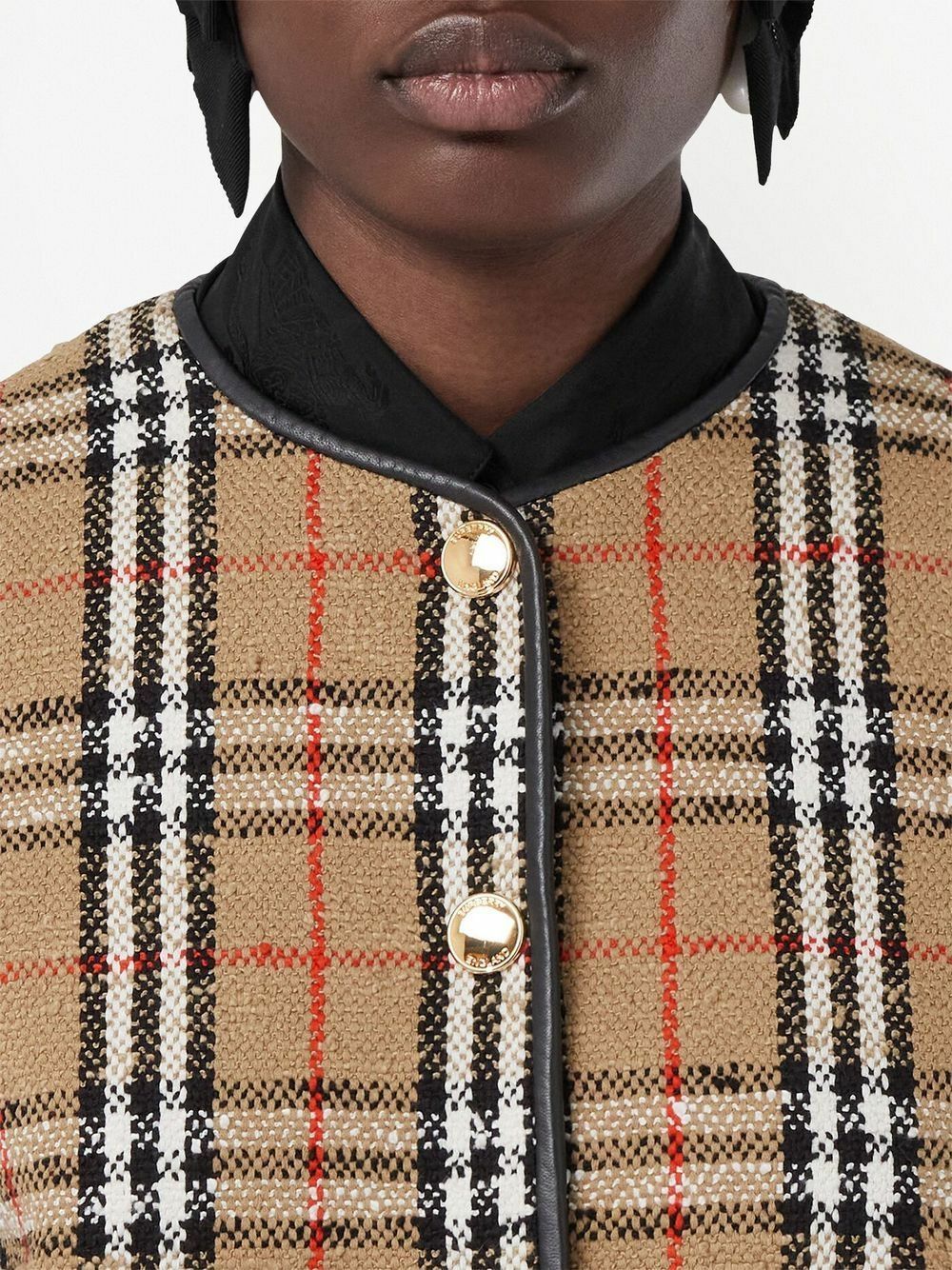 BURBERRY - Checl Motif Jacket Burberry