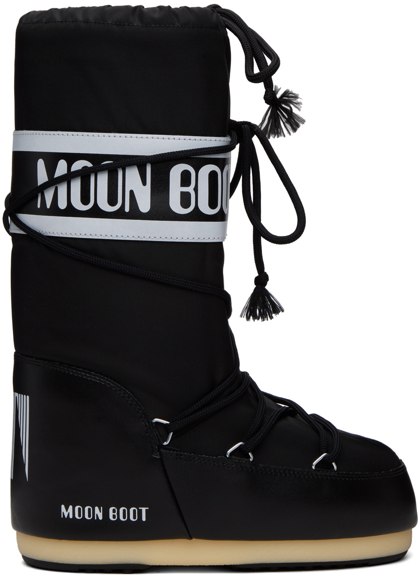 Moon Boot Black Icon Boots Moon Boot