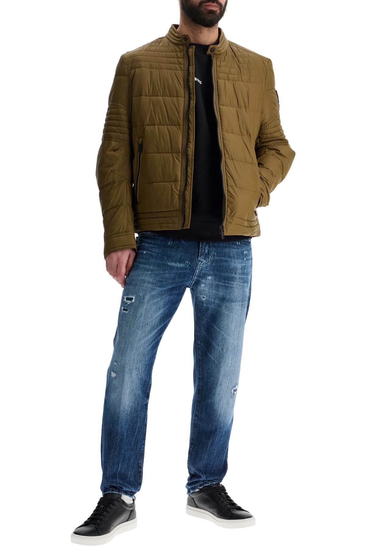 BOSS regular fit turquoise jeans with faded effect Blue BOSS