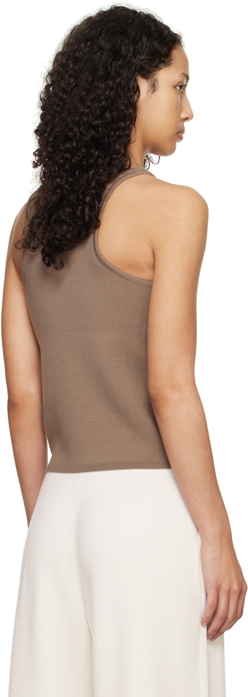 Max Mara Brown Alfeo Tank Top Max Mara