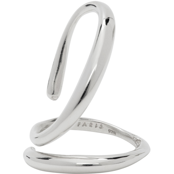 Faris Silver Coil Ring Faris