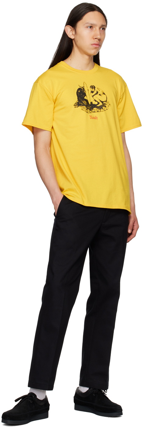 Noah Yellow Mirror Mirror T-Shirt Noah NYC