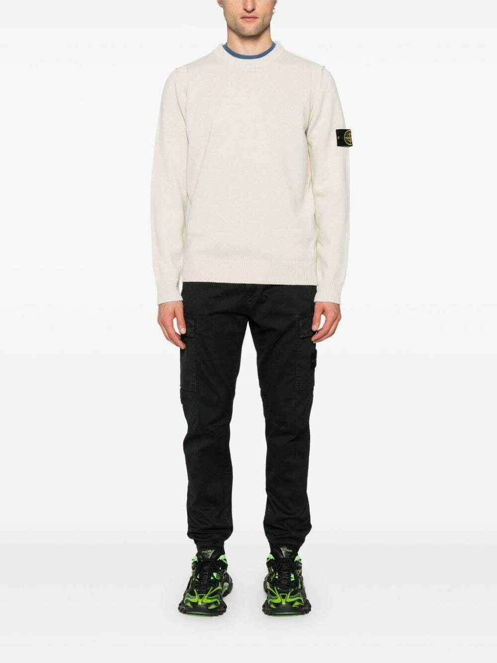 STONE ISLAND - Wool Crewneck Sweater Stone Island