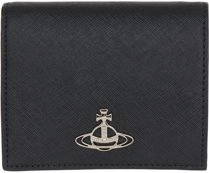 Vivienne Westwood Black Billfold Wallet Vivienne Westwood