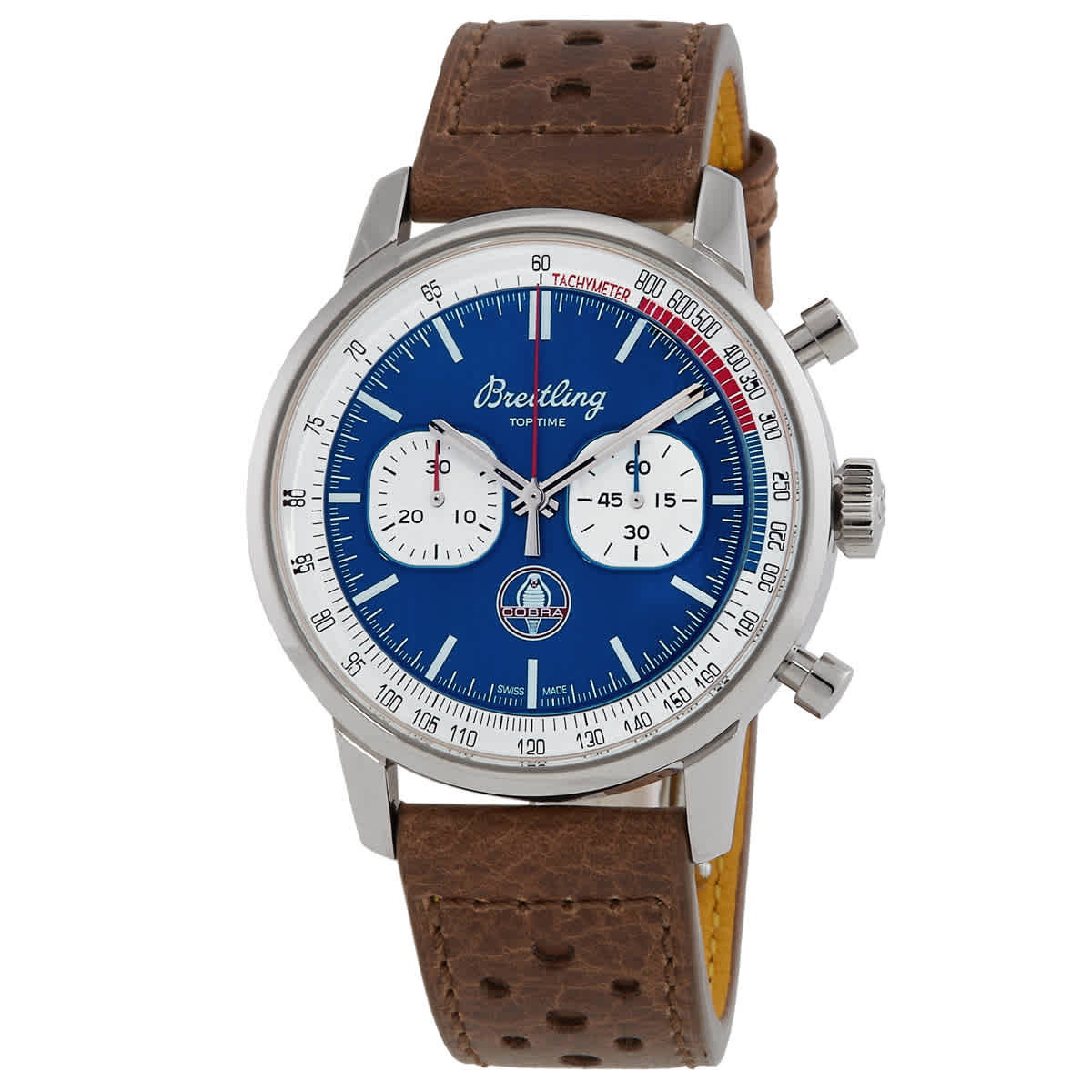 Breitling Top Time Chronograph Automatic Blue Dial Mens Watch ...
