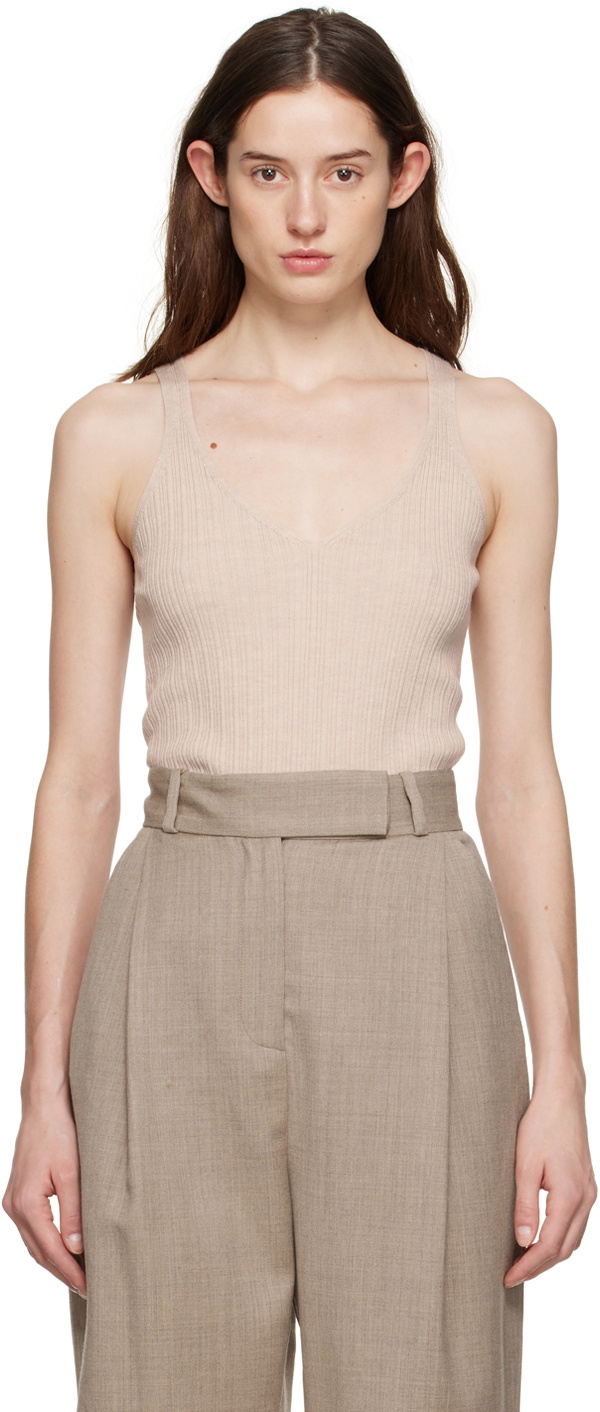 by Malene Birger Beige Bevina Tank Top by Malene Birger