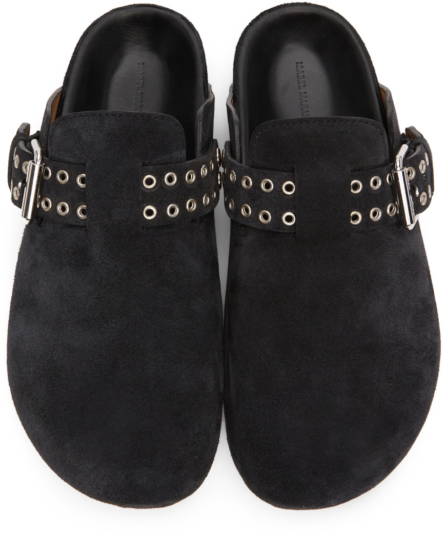 Isabel Marant Black Mirvin Slippers Isabel Marant
