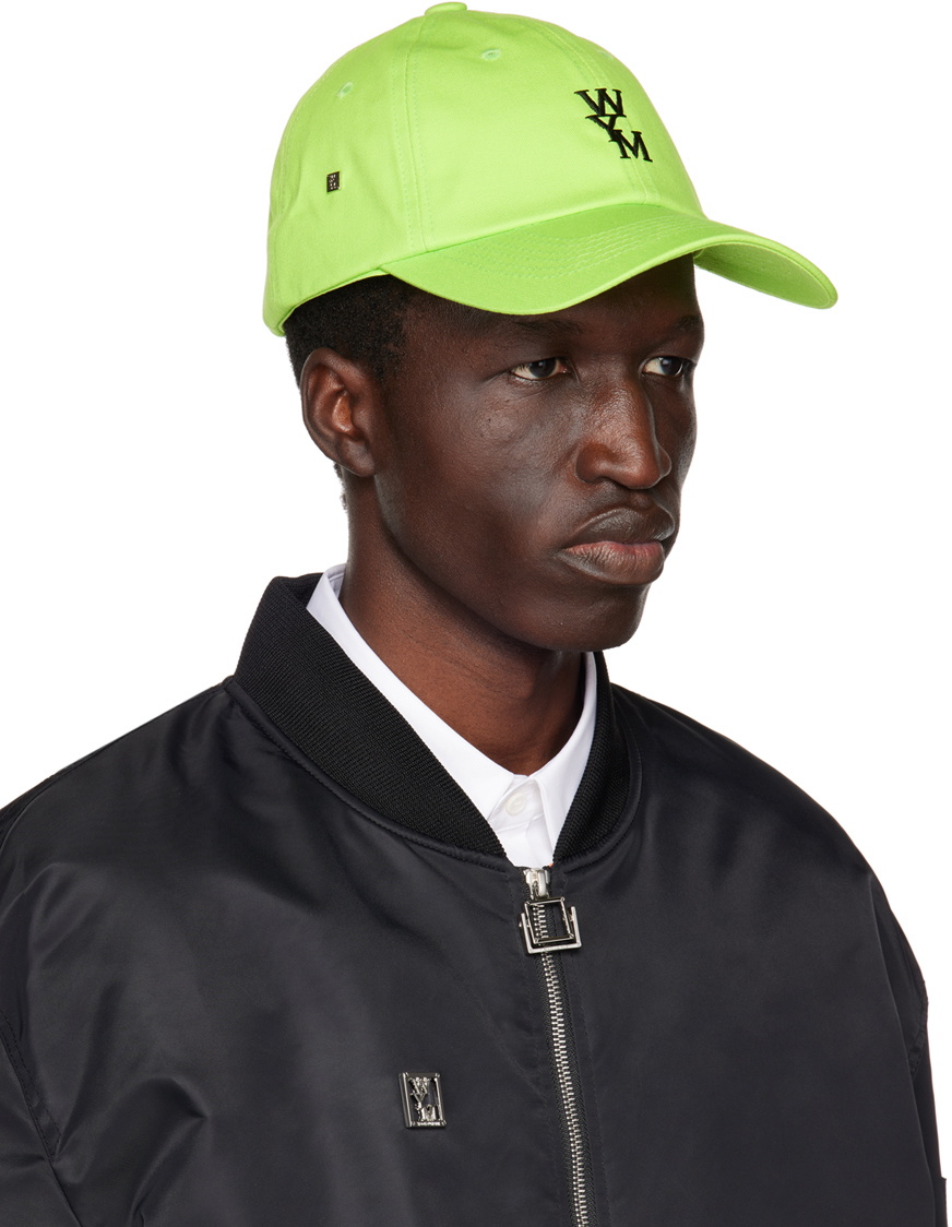 Wooyoungmi Green Embroidered Cap Wooyoungmi