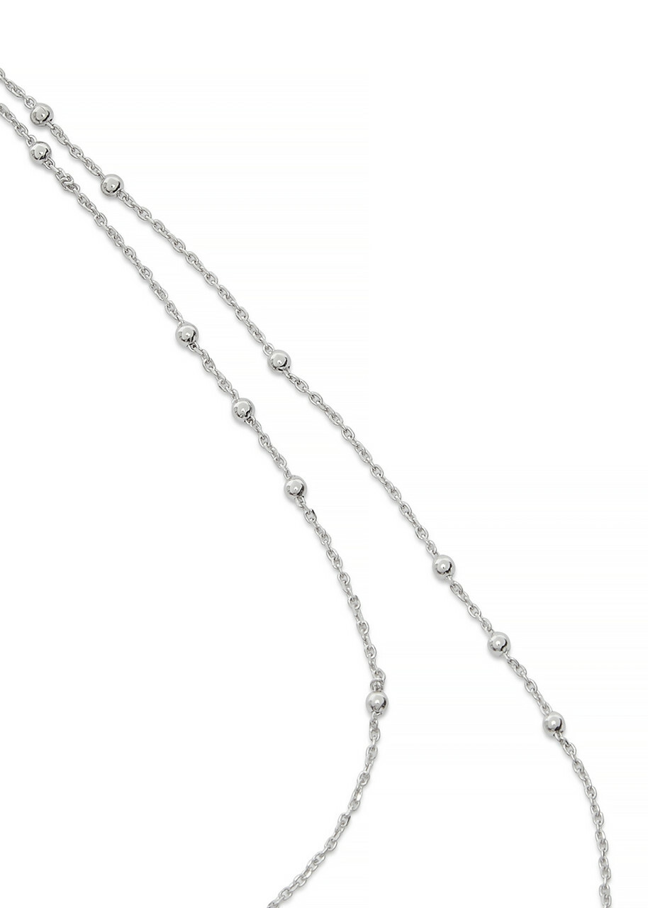 Missoma Double Chain Sterling Silver Necklace Missoma