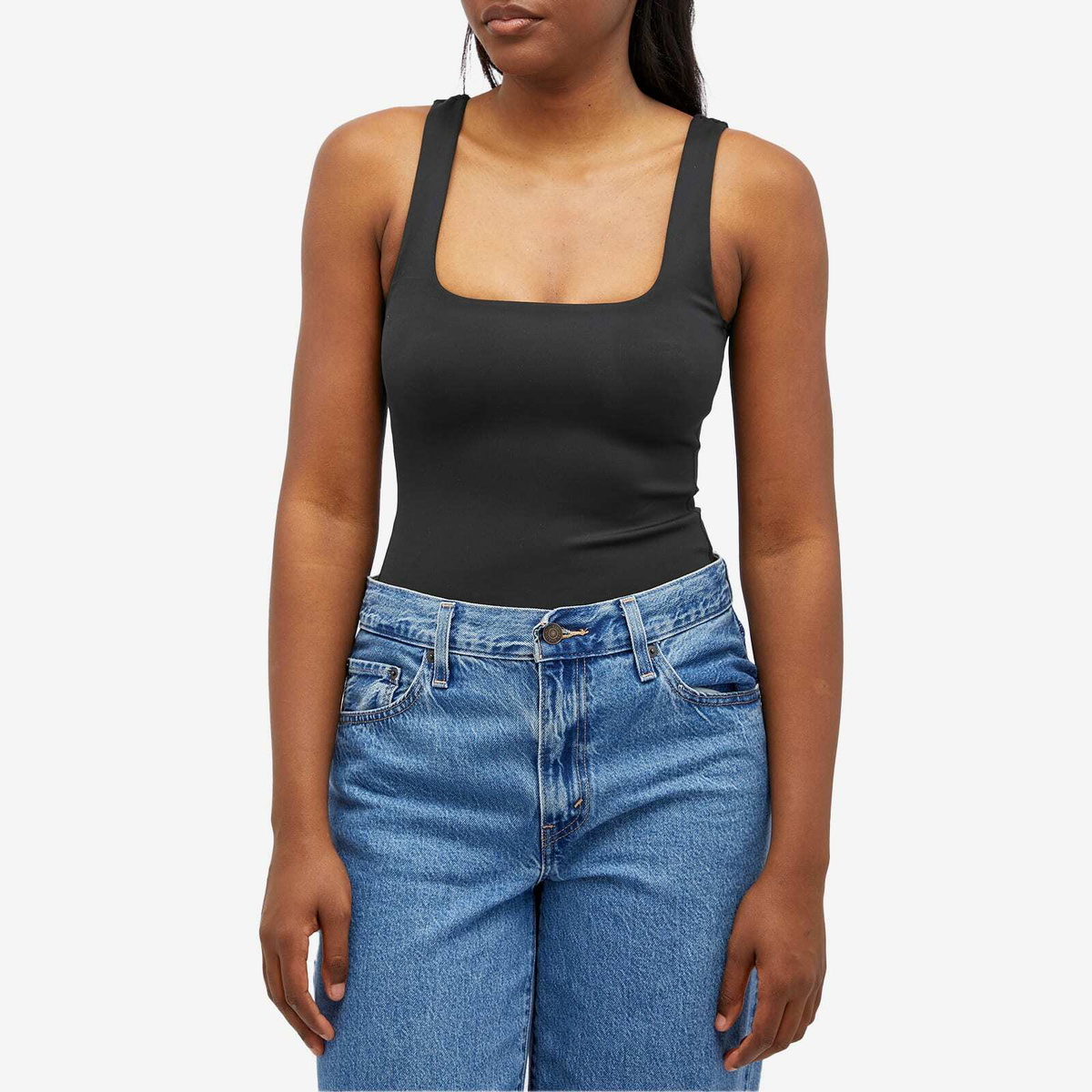 Good American Women's Scuba Modern Tank Body in Bark Good American