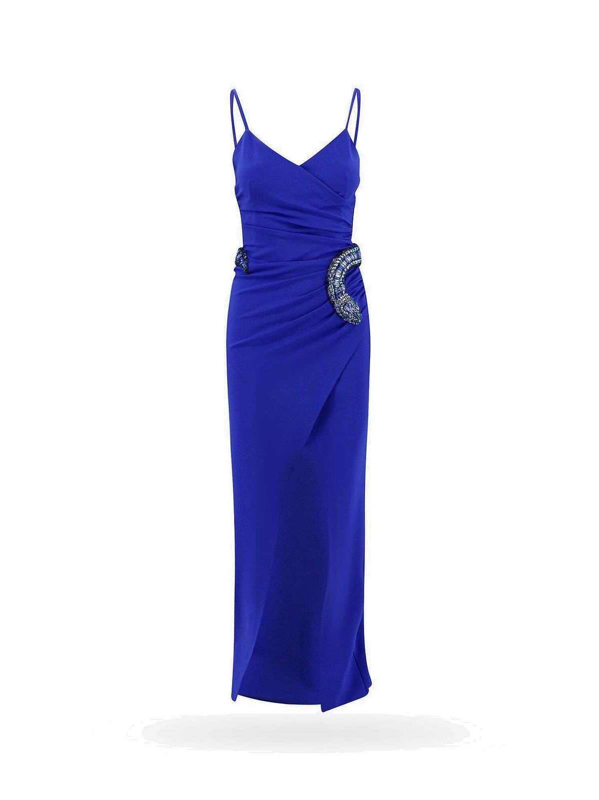Balmain Dress Blue Womens Balmain