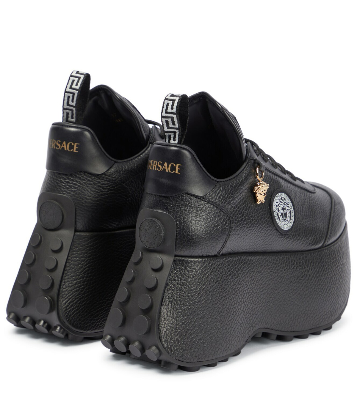 Versace Triplatform leather sneakers Versace