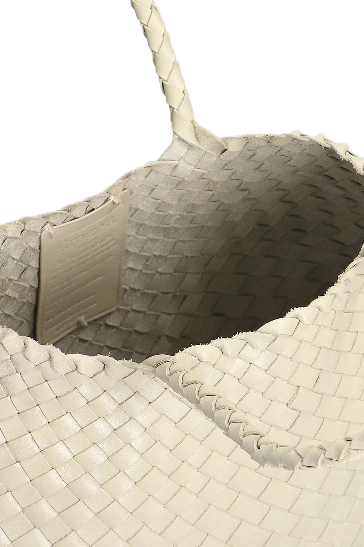 Dragon Diffusion Santa Croce Big Tote In Beige Leather Dragon Diffusion