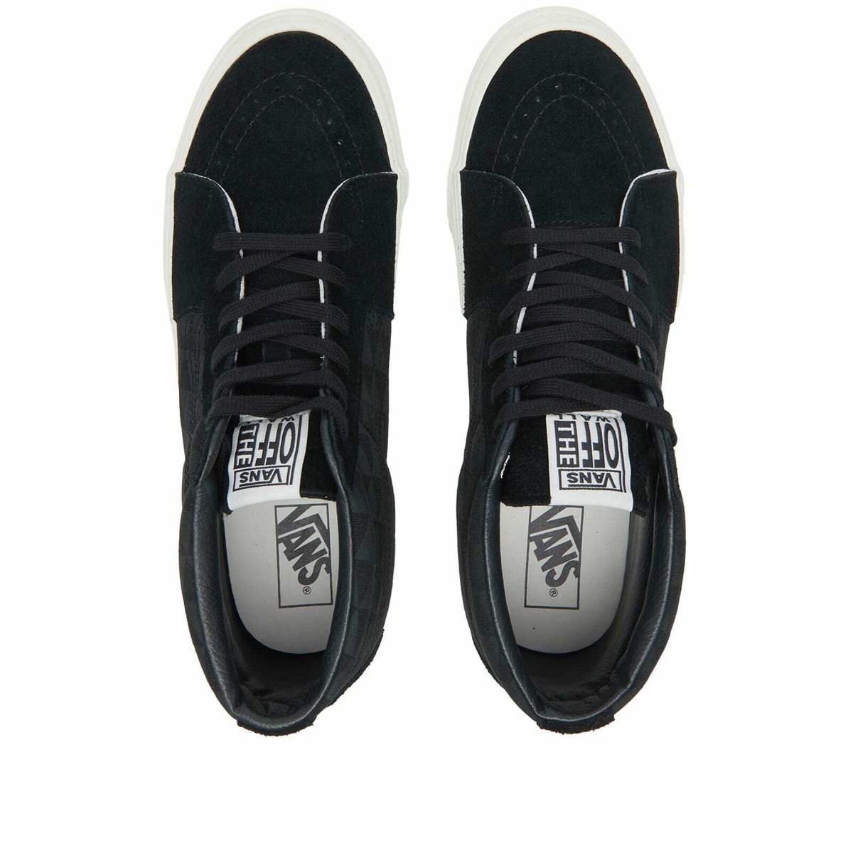 Vans Men's UA SK8-Mid 83 DX Sneakers in Black/Cloud Dancer Vans
