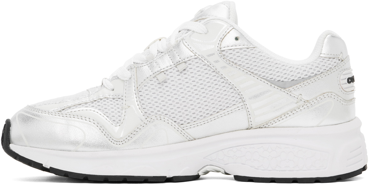 Coach 1941 Silver & White C301 Sneakers Coach 1941