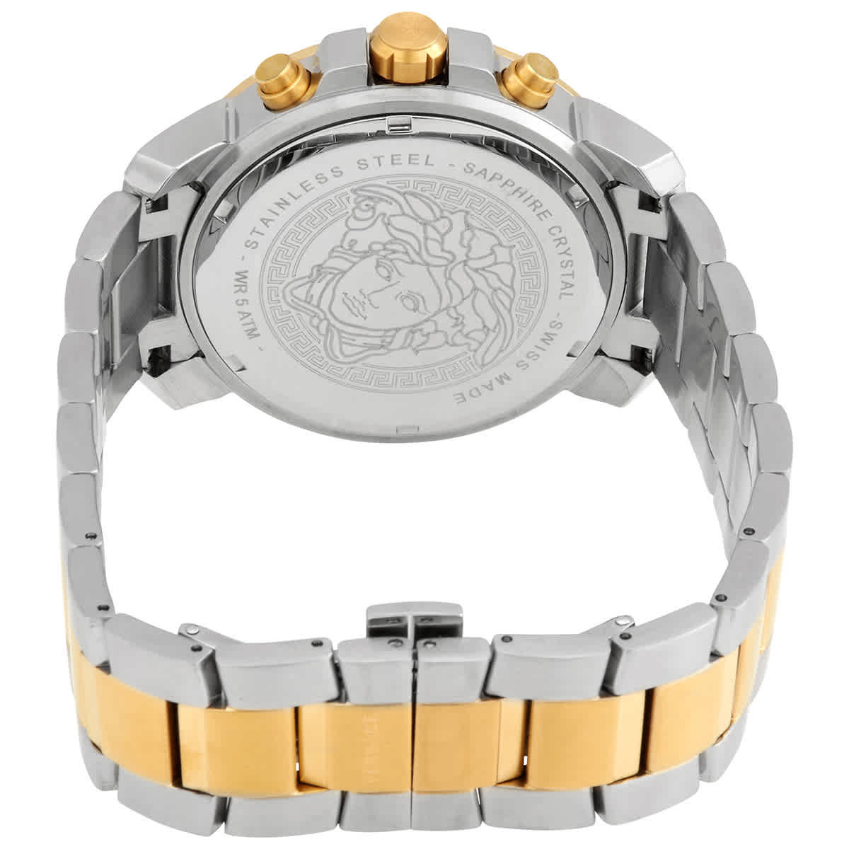 Versace Chronograph Quartz Green Dial Mens Watch VE2E00421 Versace