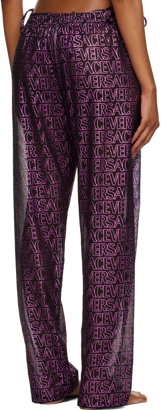 Versace Underwear Black Allover Cover Up Versace Underwear