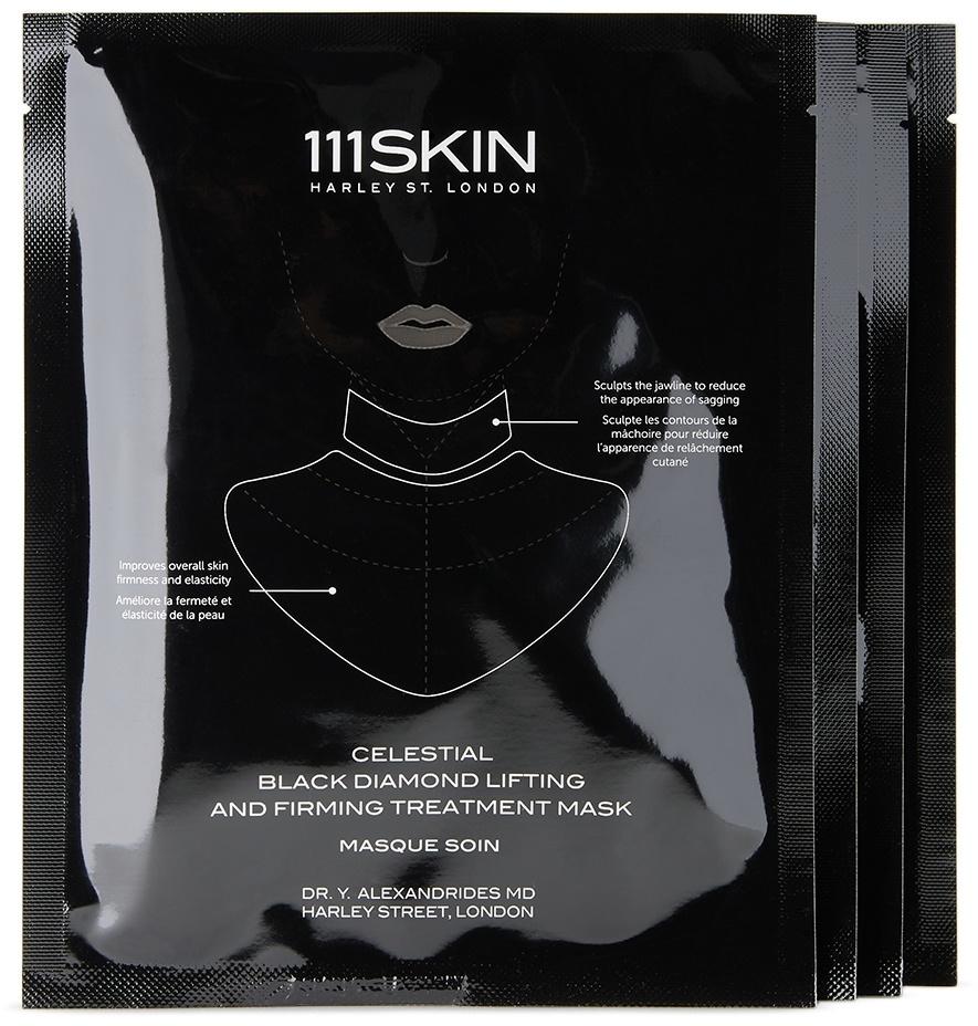 111 Skin Celestial Black Diamond Lifting & Firming Treatment Mask Box ...