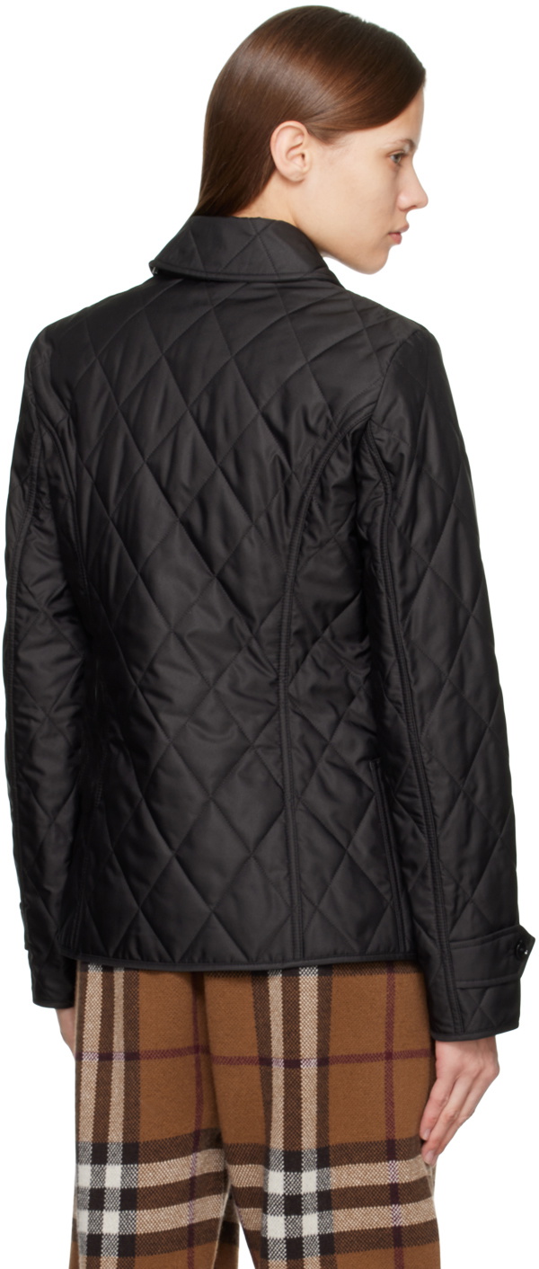 Burberry Black Quilted Jacket Burberry