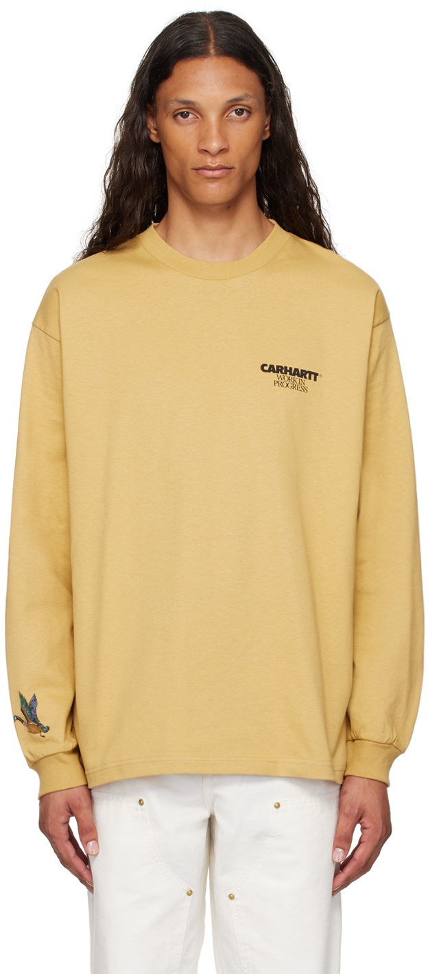Carhartt Work In Progress Yellow Ducks Long Sleeve T-Shirt Carhartt WIP