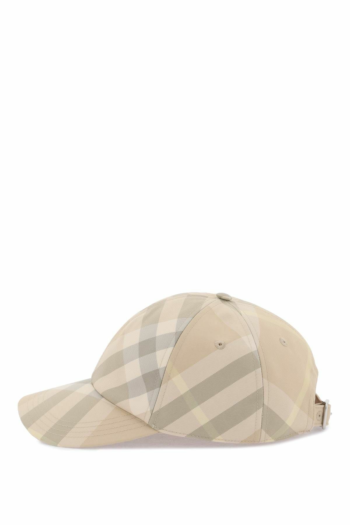 BURBERRY check baseball cap Beige Burberry
