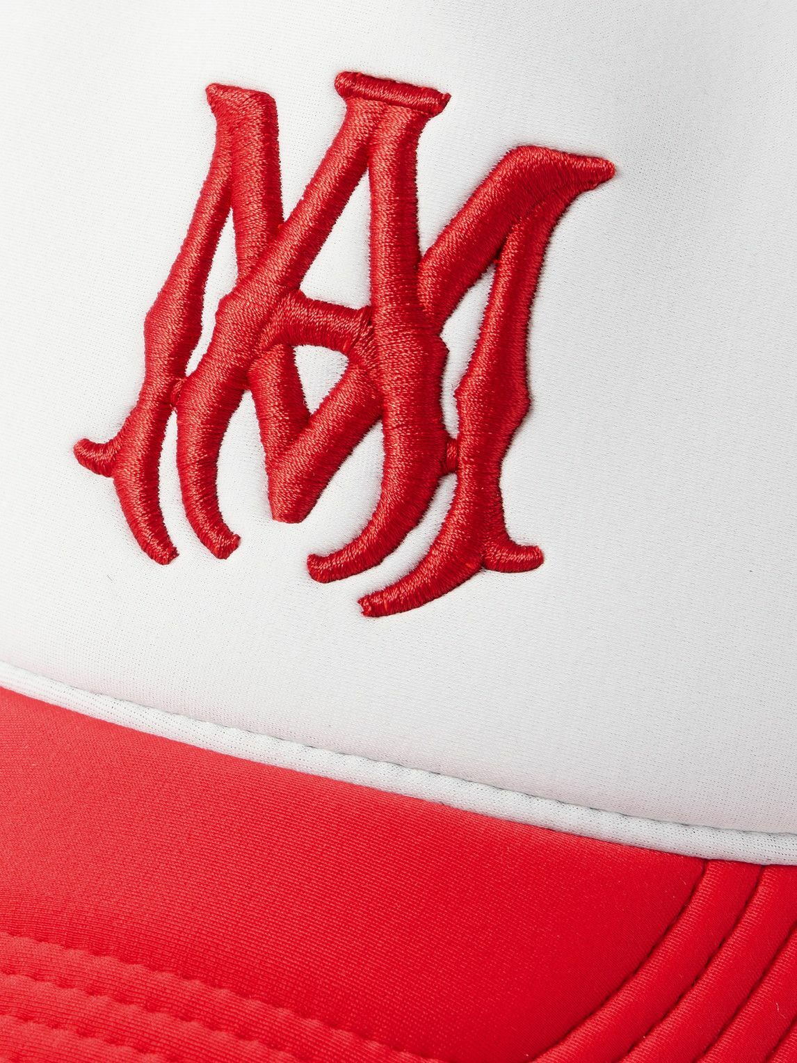 AMIRI - MA Logo-Embroidered Scuba and Mesh Trucker Cap Amiri