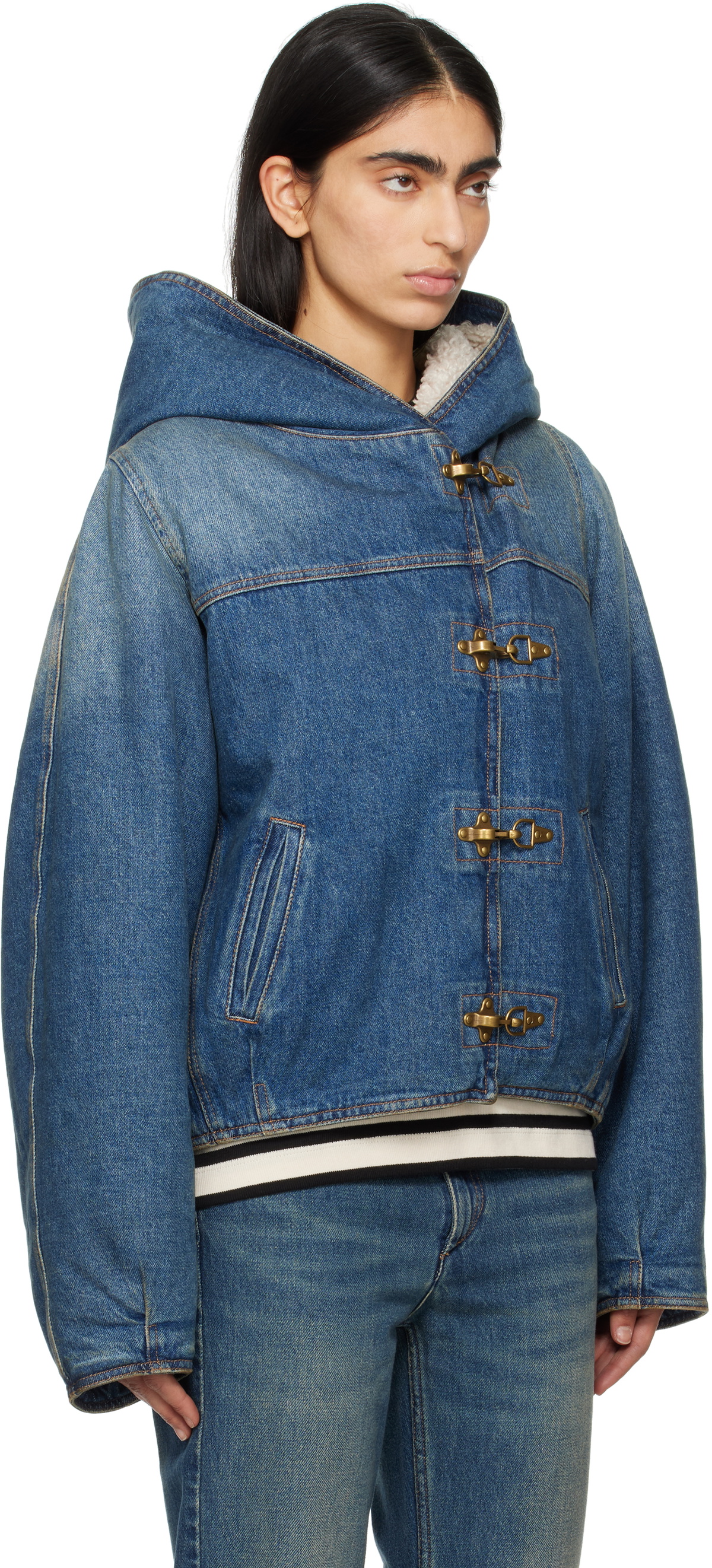 Isabel Marant Blue Biane Denim Jacket Isabel Marant