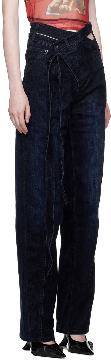 Ottolinger Navy Wrap Jeans Ottolinger
