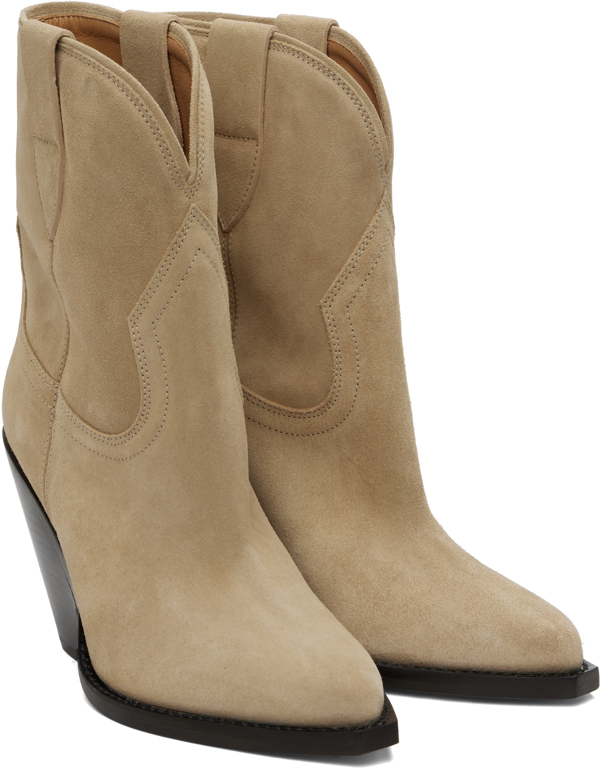 Isabel Marant Beige Leyane Boots Isabel Marant