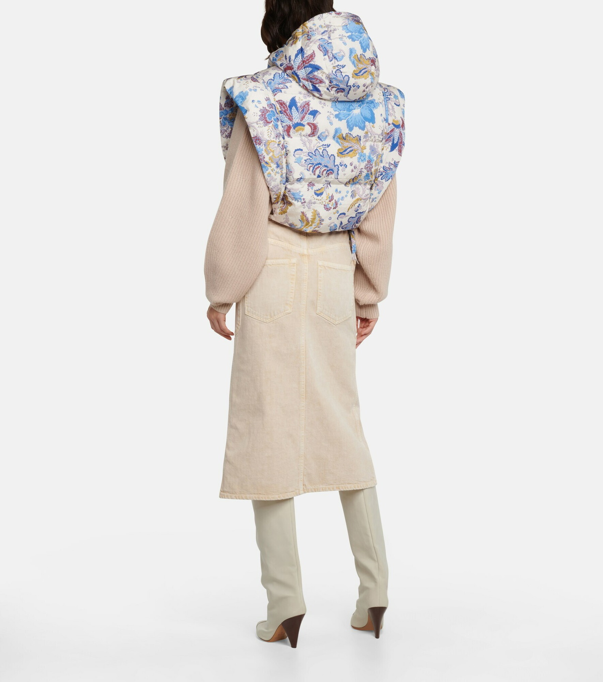 Isabel Marant - Hoodia floral padded hooded vest Isabel Marant