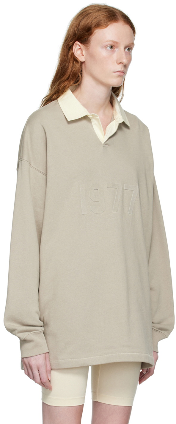 Essentials Gray '1977' Polo Essentials