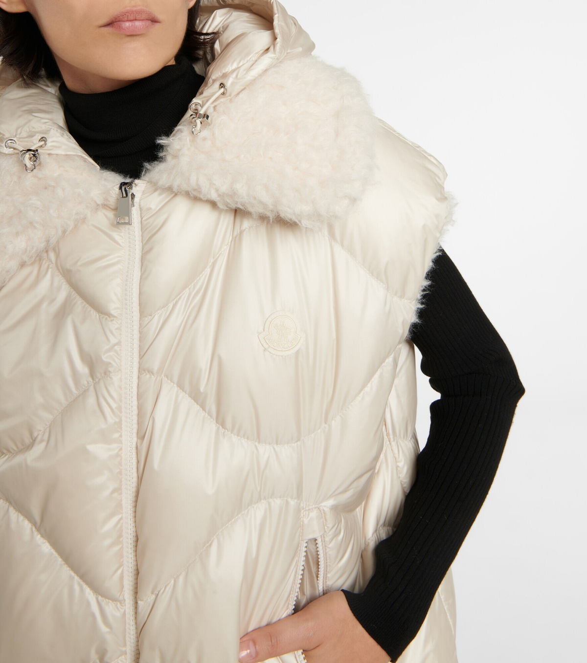 Moncler - Faux shearling vest Moncler
