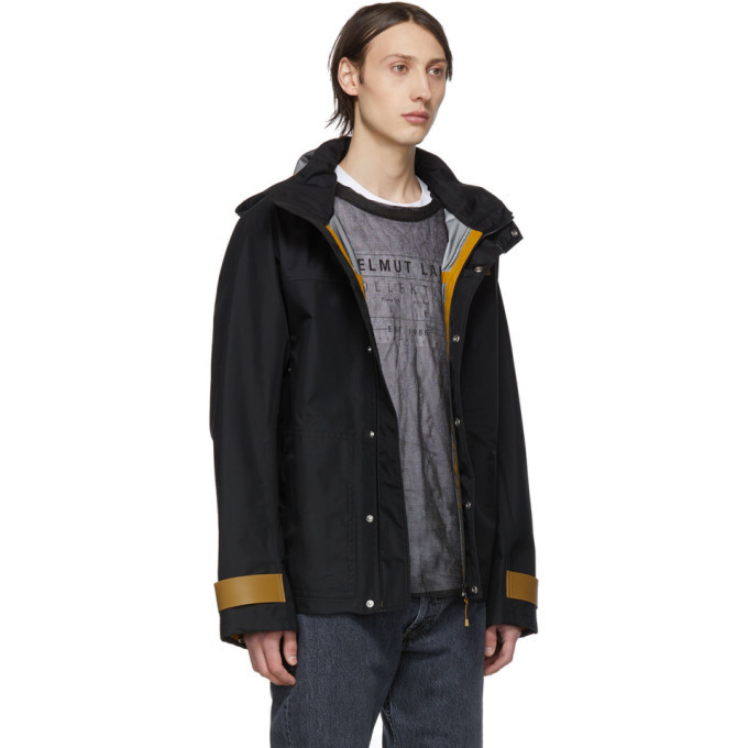 Helmut Lang Black Tech Zip-Up Jacket Helmut Lang