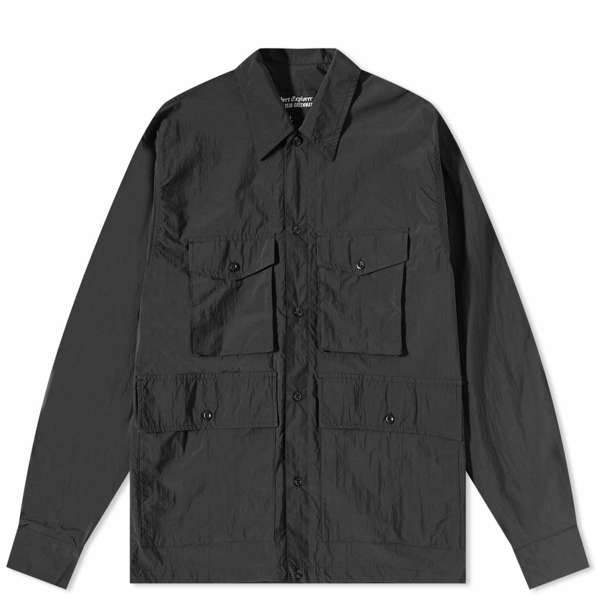 Uniform Bridge Men's BDU Shirt Jacket in Black Uniform Bridge