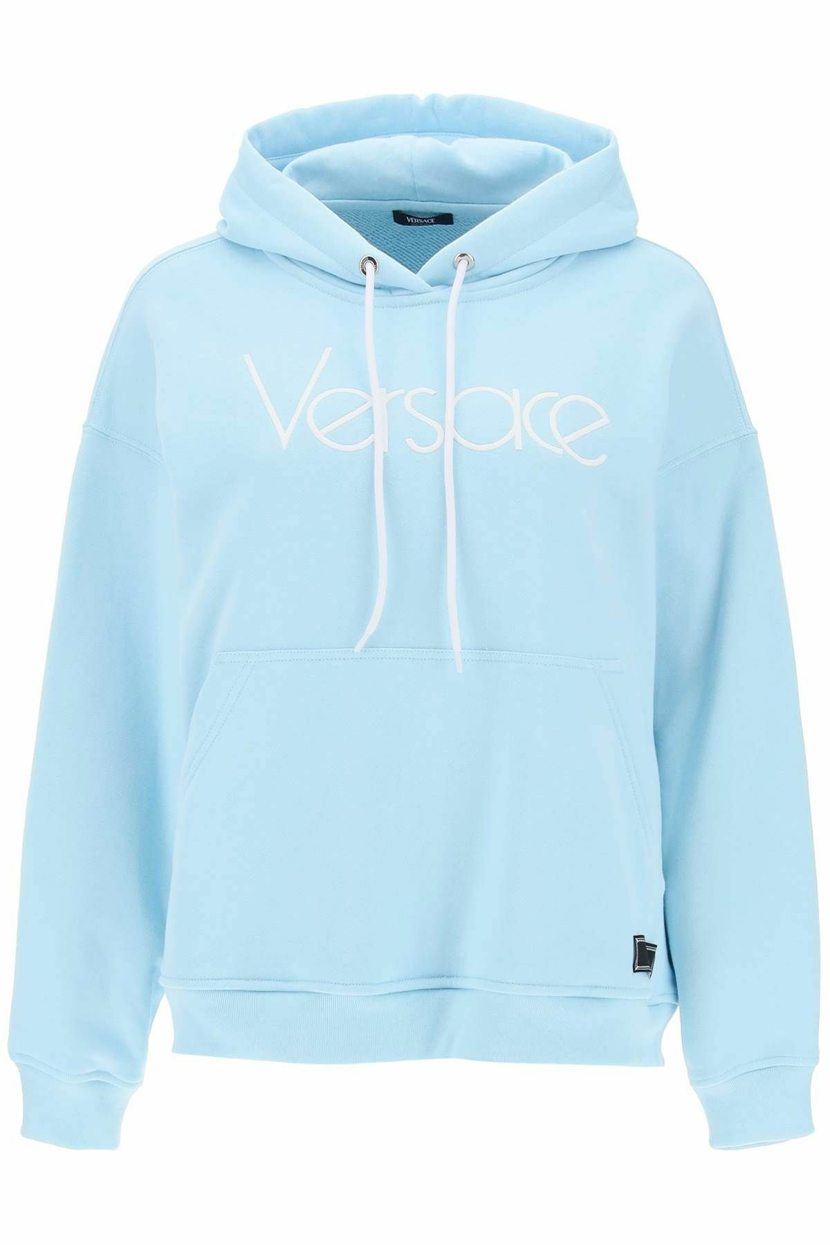 VERSACE hoodie with 1978 re-edition logo Light blue Versace